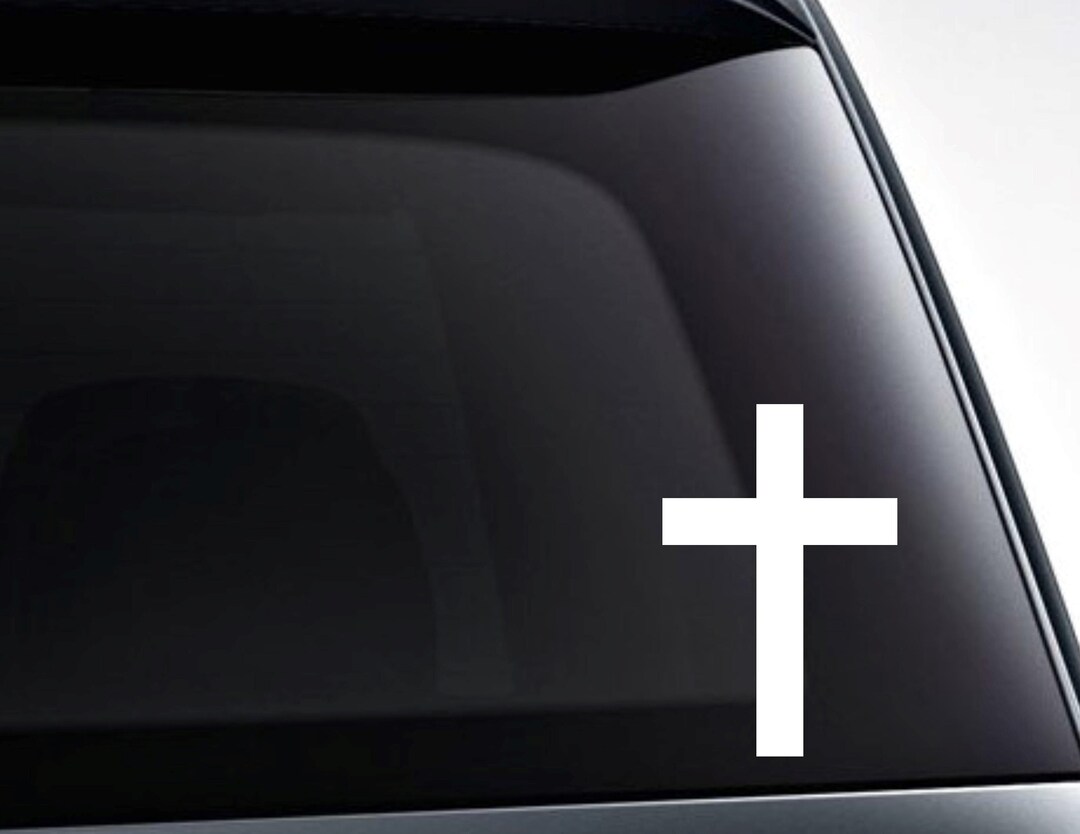 Religious Cross Vinyl Decal Sticker / Christian Decal for Cars, Laptops ...