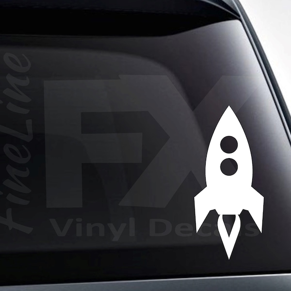 Rocket Decal - Etsy