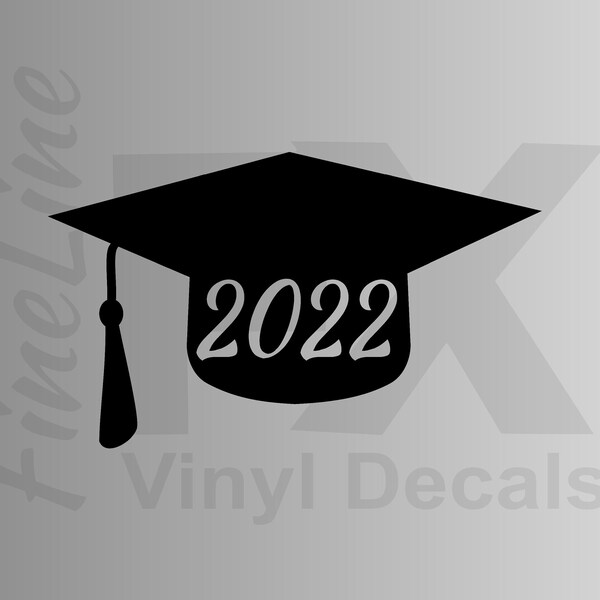 Graduation Cap Decal - Etsy