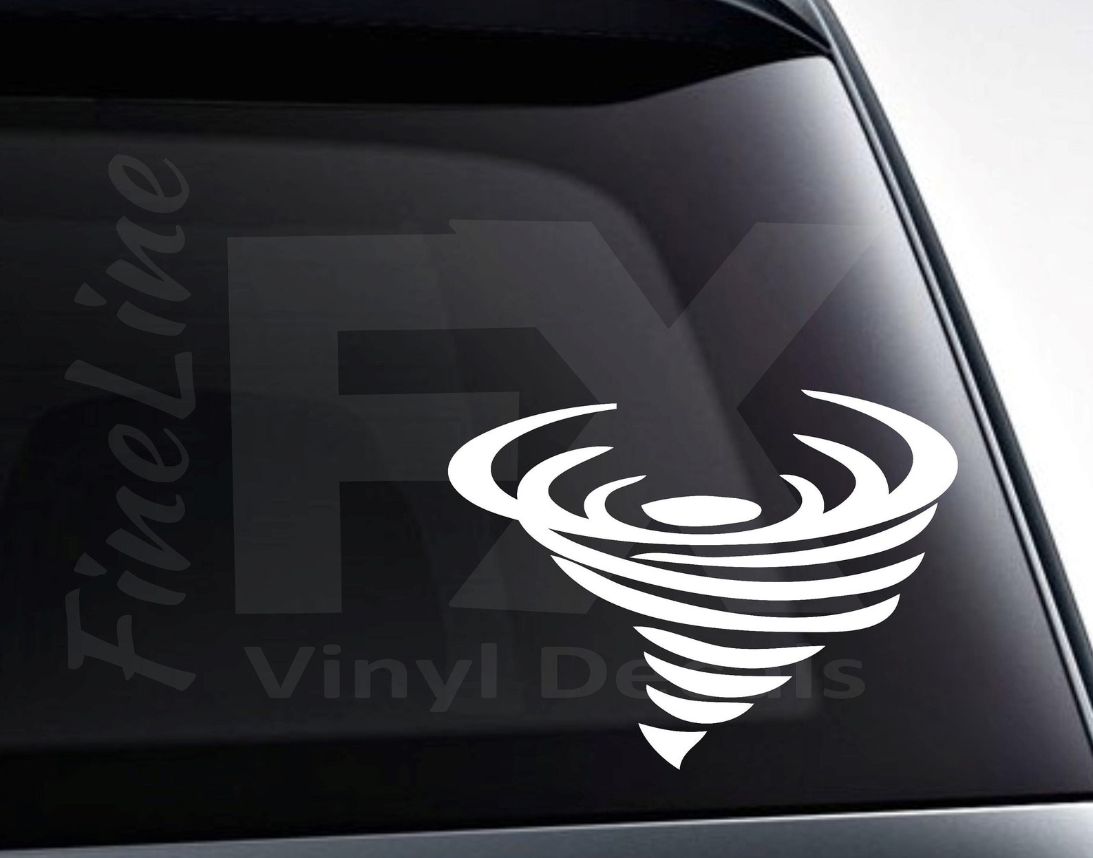 Tornado Cyclone Twister Vinyl Decal Sticker / Decal for Cars - Etsy