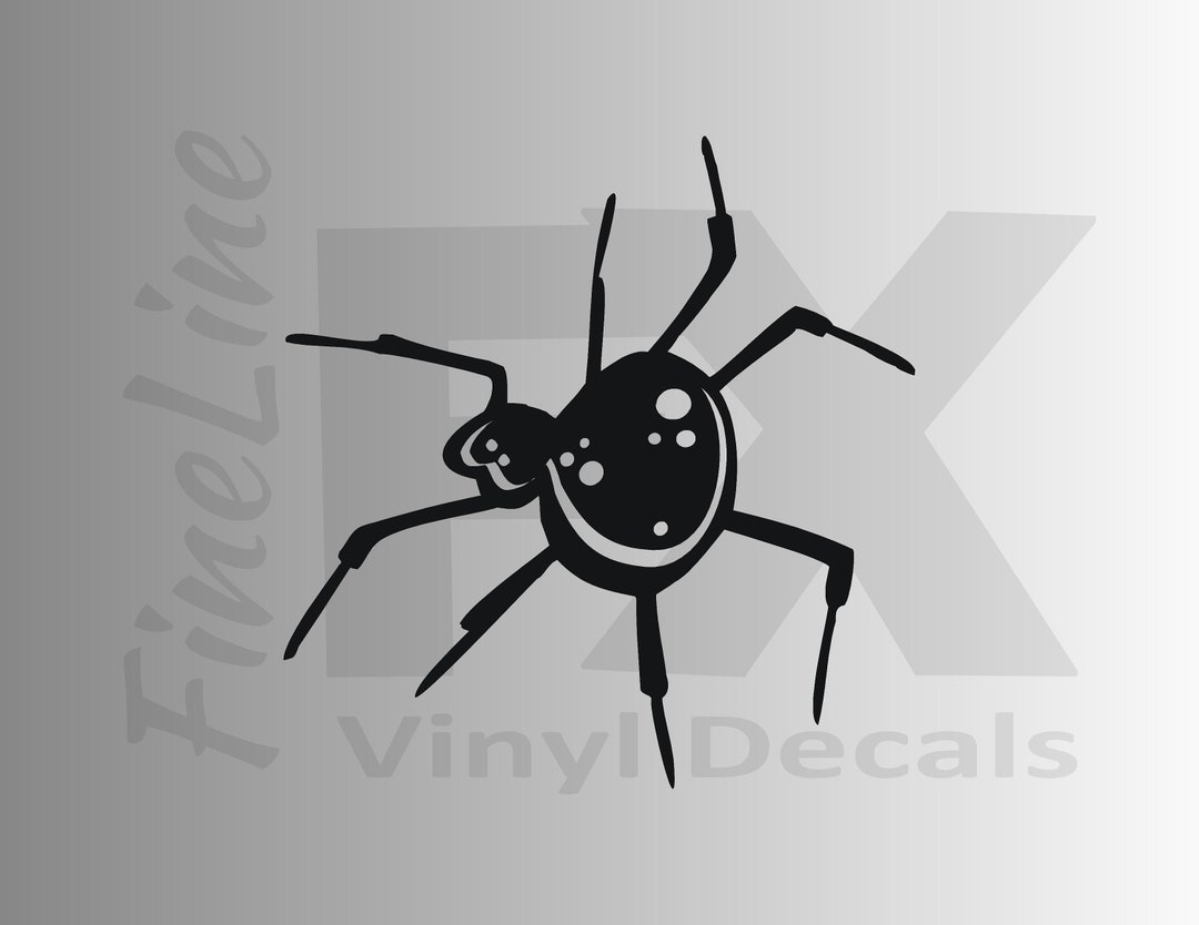 Spider Vinyl Decal Sticker / Laptop Tumbler Car Decal Car - Etsy
