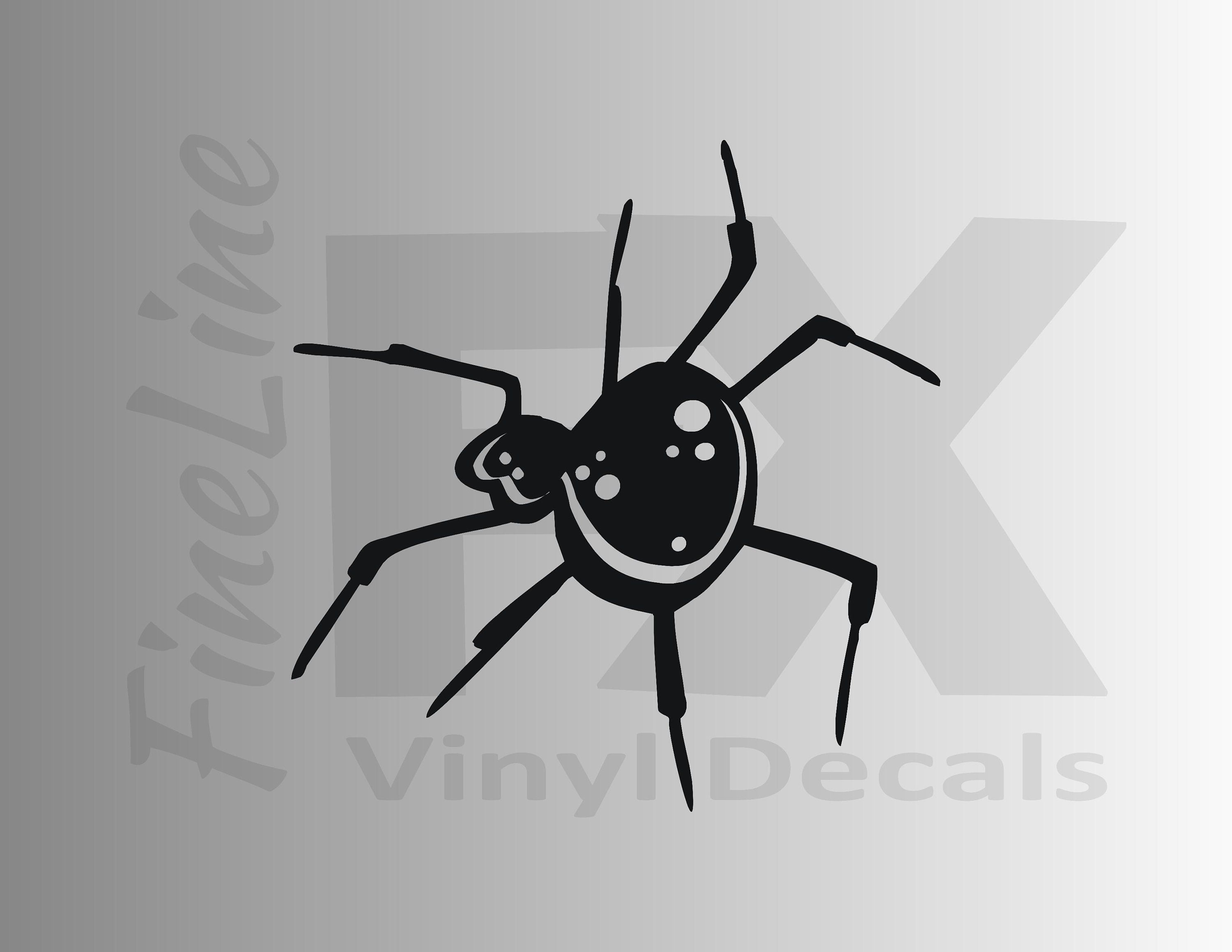 Spider Vinyl Decal Sticker / Laptop Tumbler Car Decal Car | Etsy