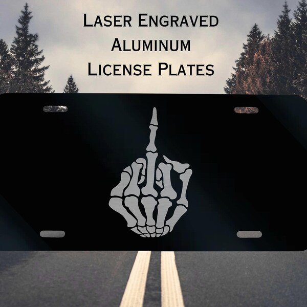 Middle Finger License - Etsy