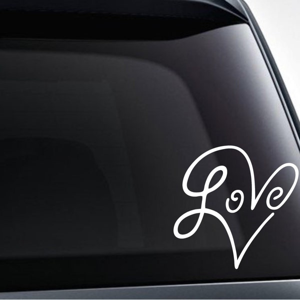 Infinity Heart Decal - Etsy