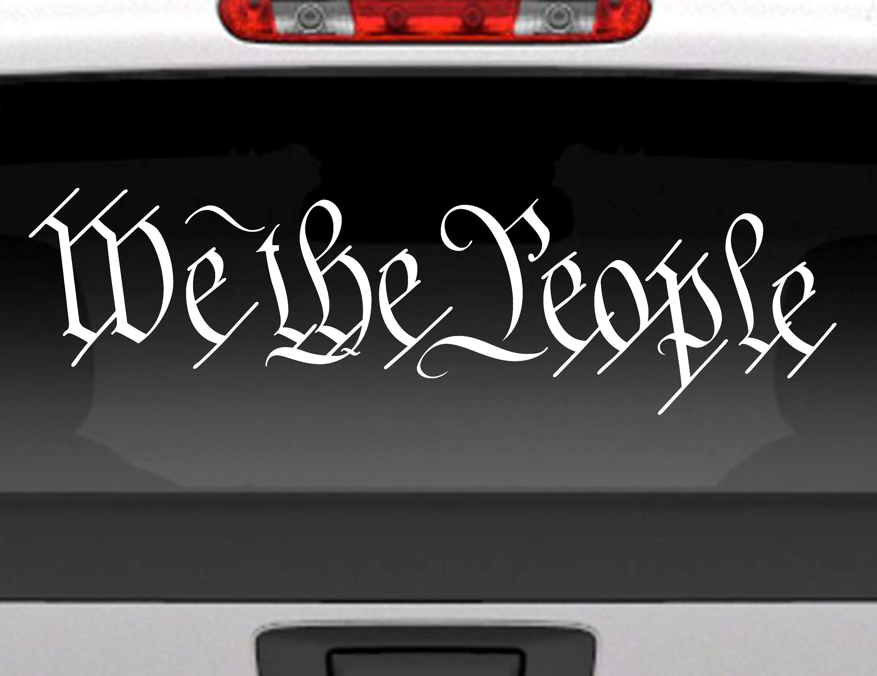 We the People Vinyl Decal Sticker / United States Constitution - Etsy
