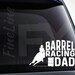 Barrel Racing Dad Rodeo Horse Vinyl Decal Sticker / Decal for Cars ...