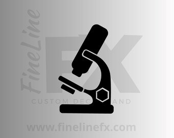 Microscope Sticker - Etsy