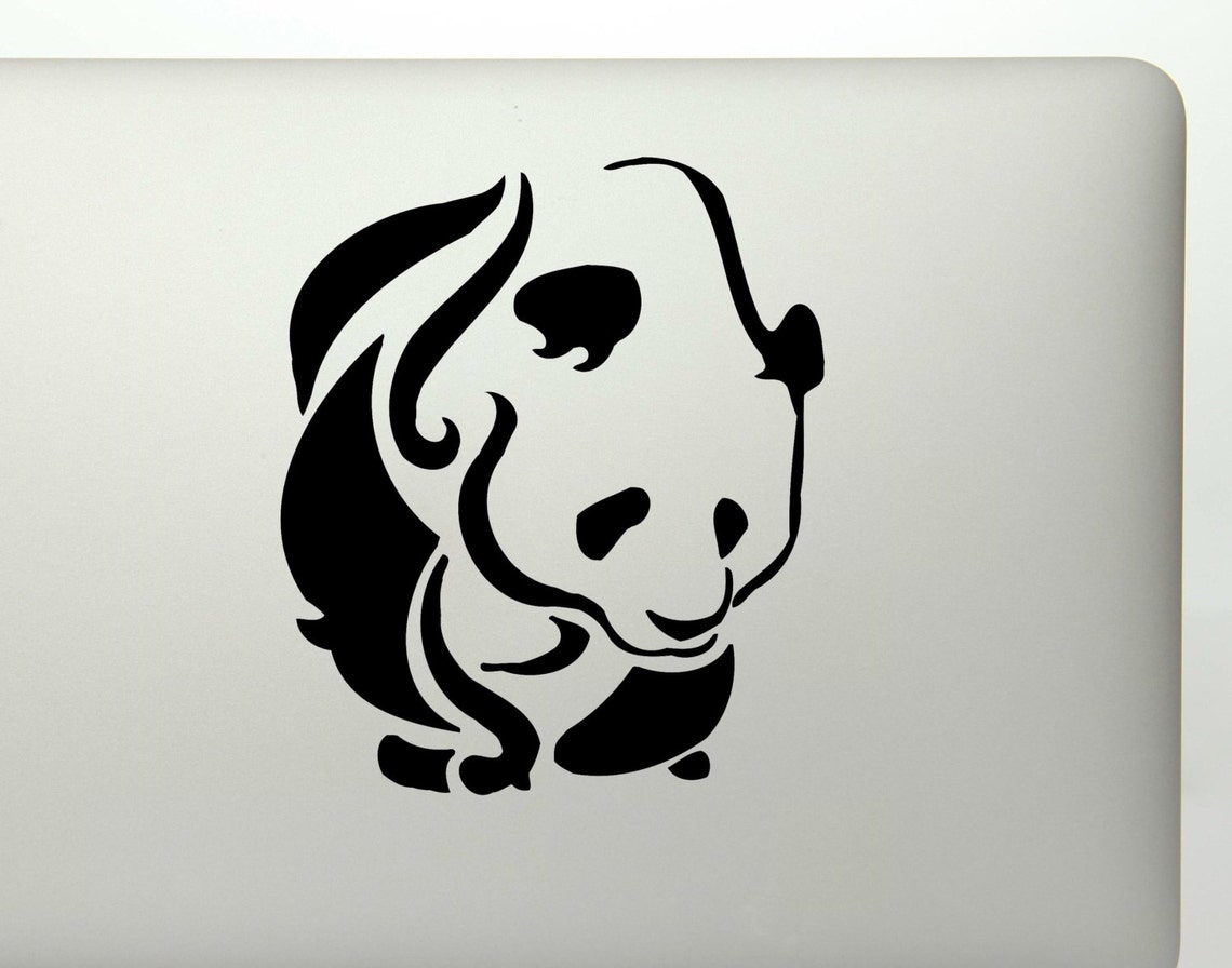 Panda Bear Vinyl Decal Sticker / Decal for Cars Laptops - Etsy Hong Kong