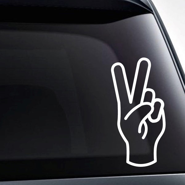 Peace Sign Decal - Etsy