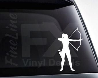 Archer Vinyl Decal Sticker Archery Compound Bow Arrow - Etsy