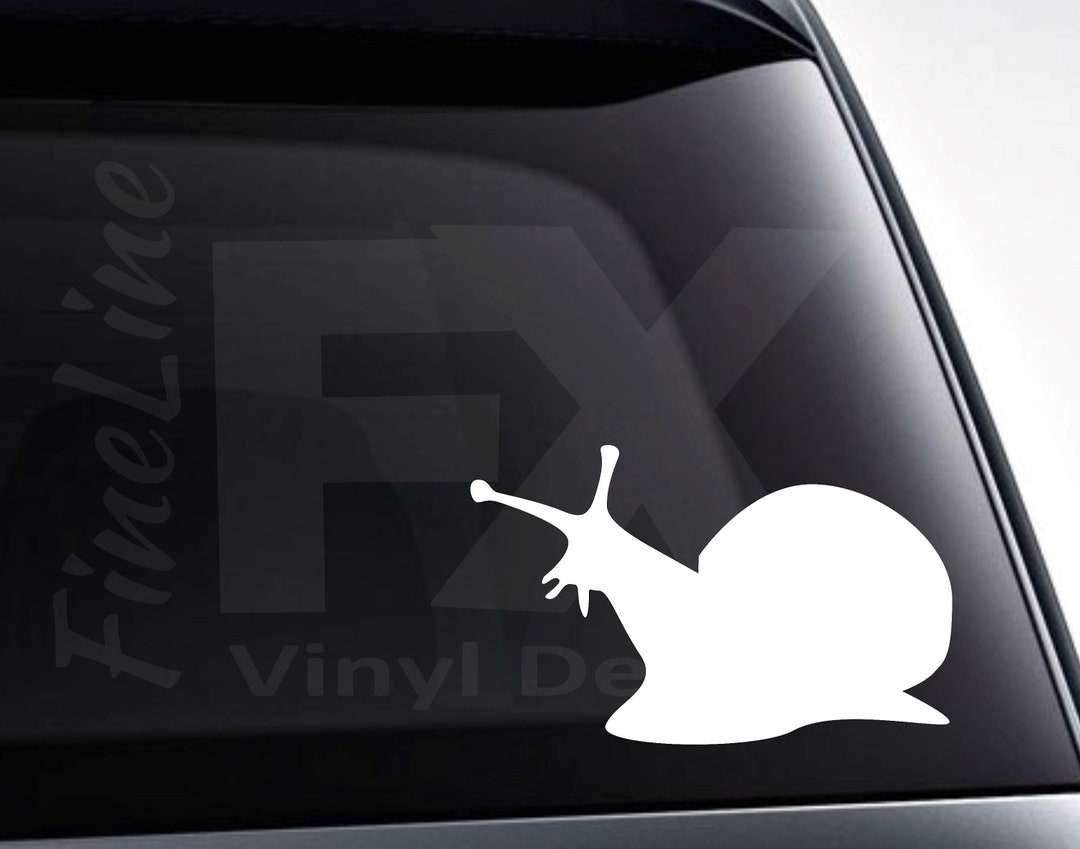 Snail Silhouette Vinyl Decal Sticker / Decal for Cars, Laptops ...