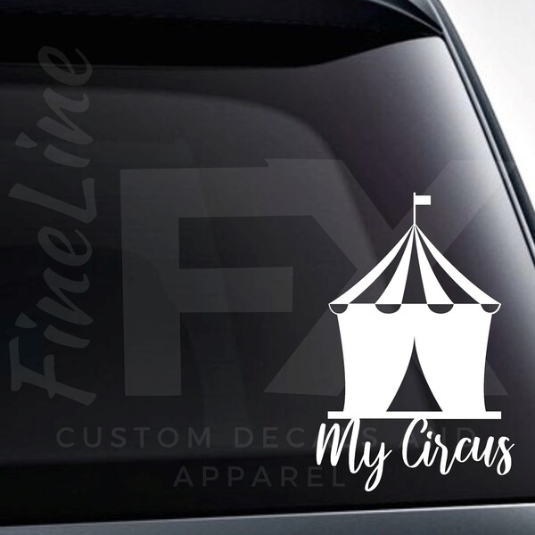 Circus Decal - Etsy