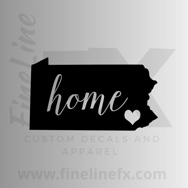 Pennsylvania Decal - Etsy