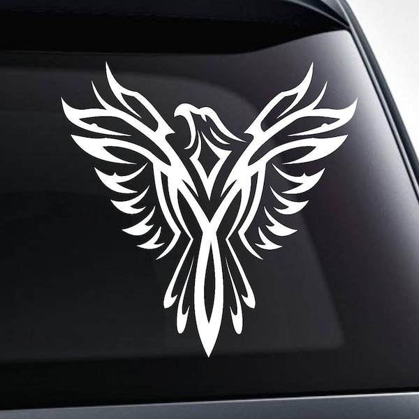 Phoenix Rising Car Decal - Etsy