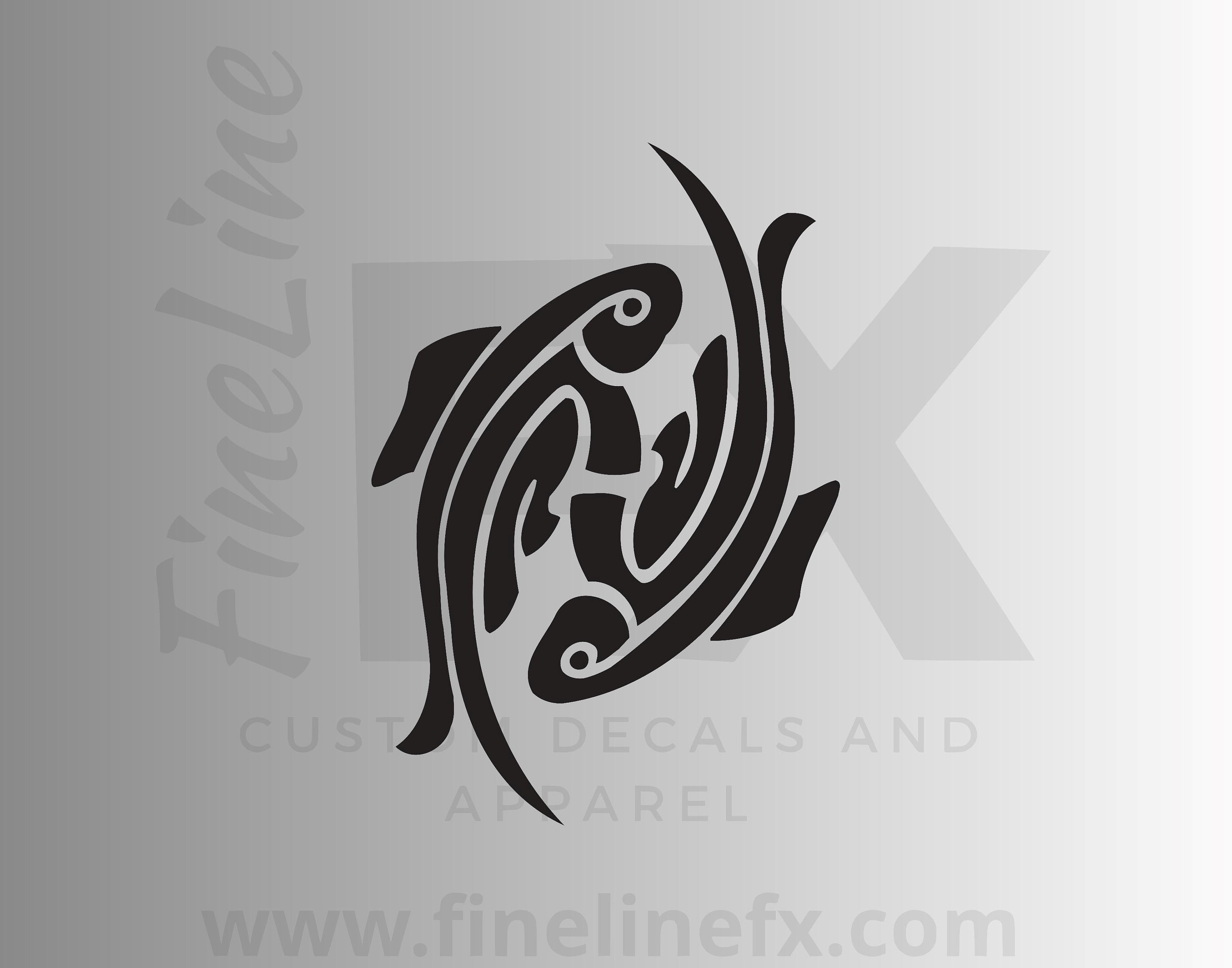 Pisces Tribal Tattoos