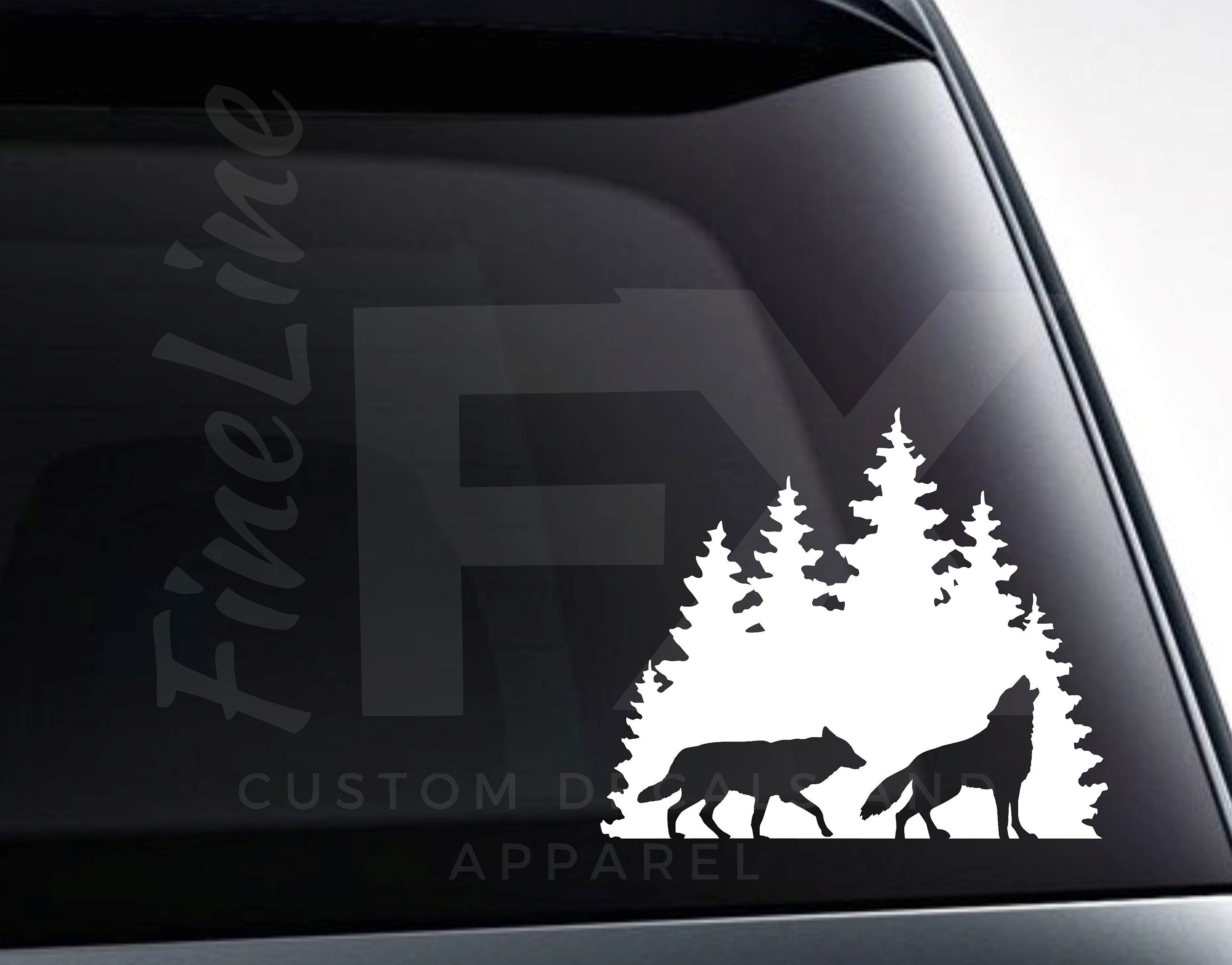 Electronics & Accessories Wolf Decal Car Decals Car Stickers Wolves In ...