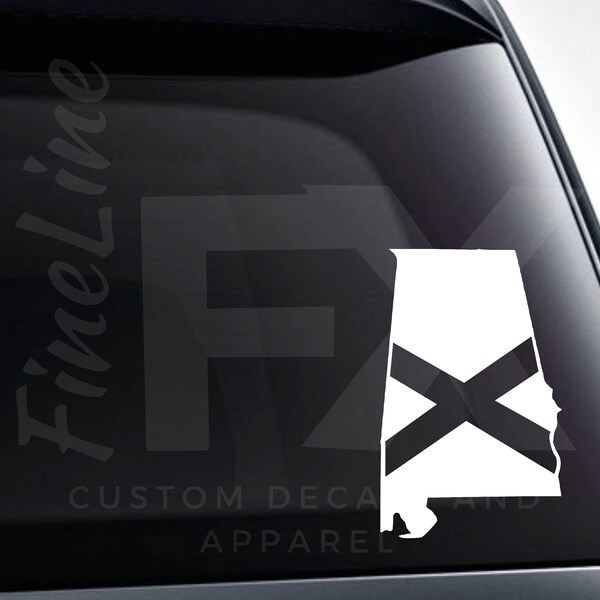 Alabama Car Decal - Etsy
