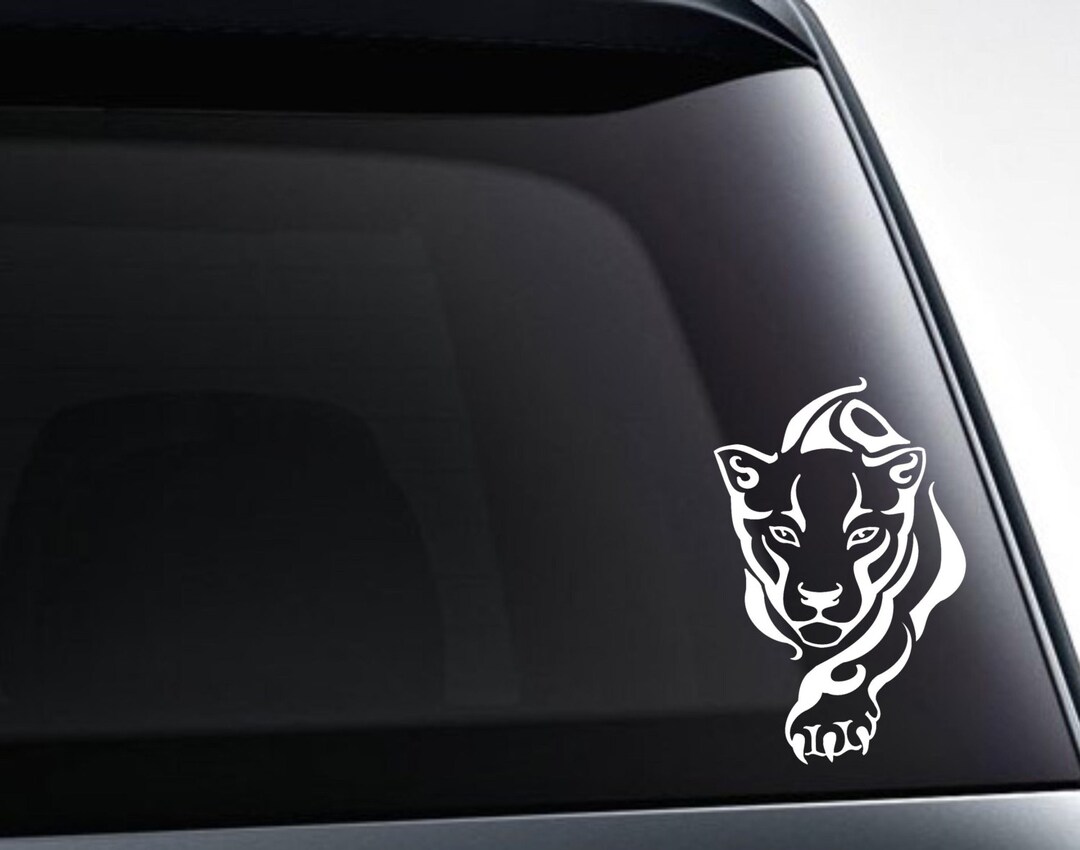 Wild Puma Cat Vinyl Decal Sticker - Etsy