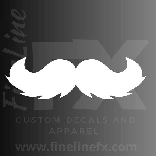 Mustache Decal - Etsy