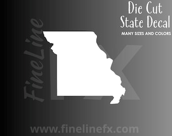 Missouri Vinyl Decal Sticker MO Home State - Etsy