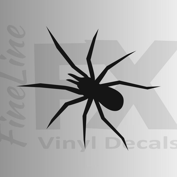 Spider Vinyl Decals - Etsy