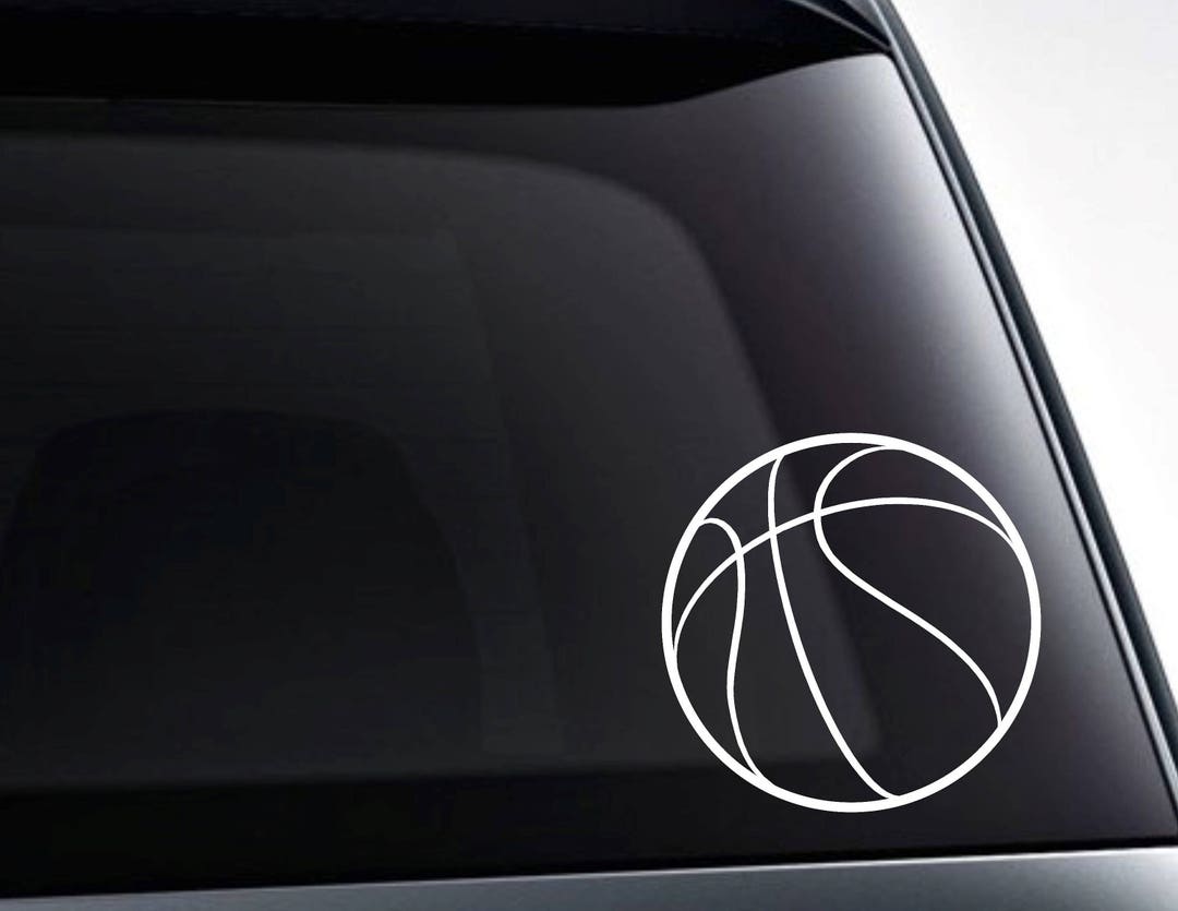 Basketball Vinyl Decal Sticker / Decal for Cars, Laptops, Tumblers and ...