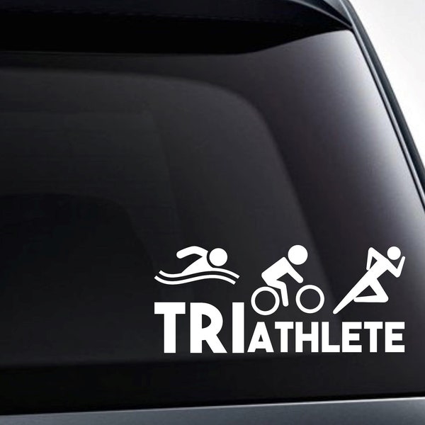 Triathlon Car Decals - Etsy