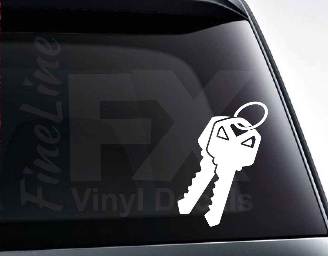 House Keys Vinyl Decal Sticker / Decal for Cars Laptops - Etsy