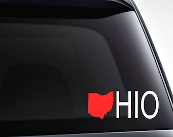 Ohio Vinyl Decal Home State Native Ohioan Buckeye Die Cut - Etsy