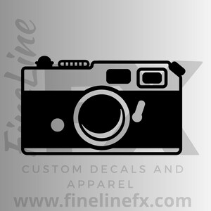 Vintage Camera Vinyl Decal Sticker / Photographer Decal - Etsy