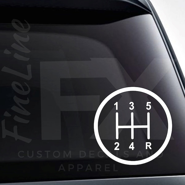 5 Speed Shift Pattern - Etsy