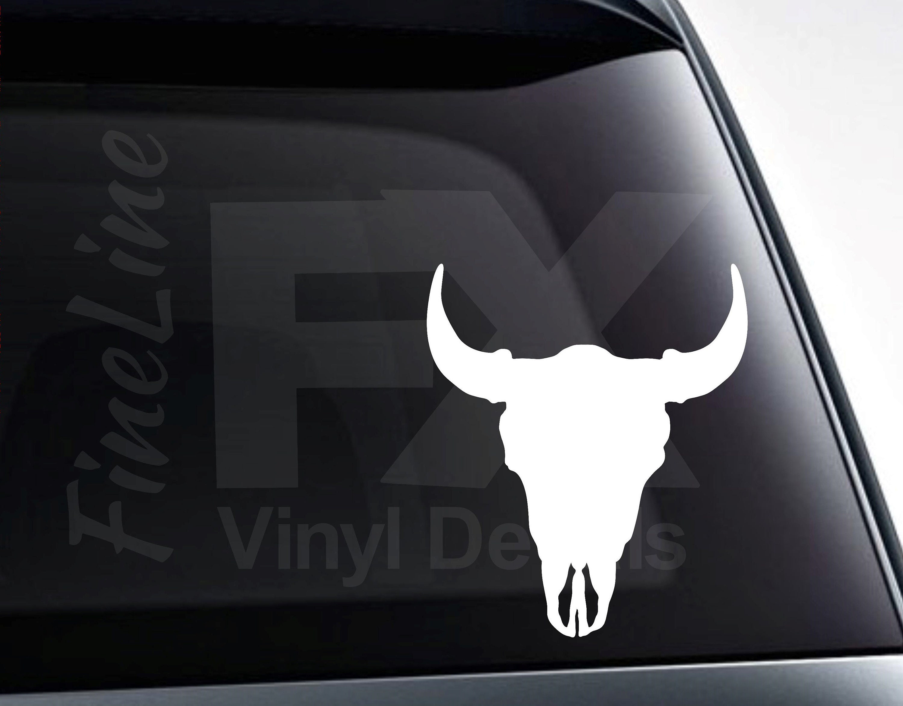 Buffalo Skull Decals