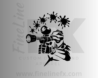 Paintball Decal - Etsy