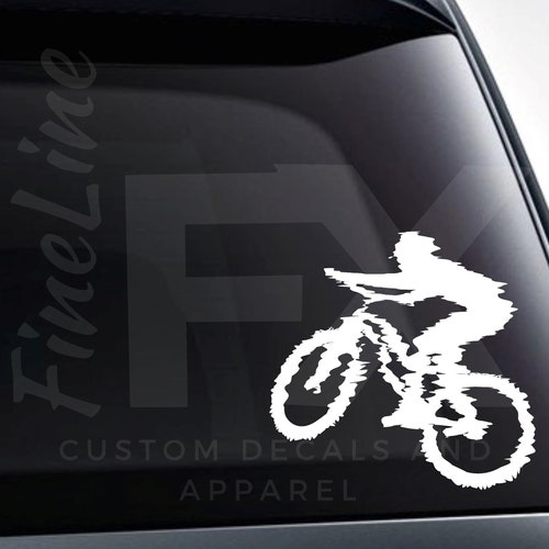 Mountain Bike Decal Car Decal Biker Decal Nature Decal - Etsy