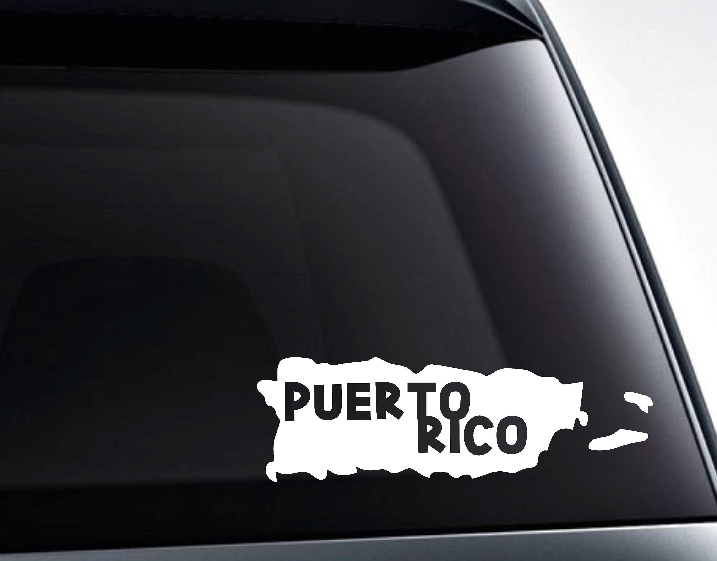 Puerto Rico Vinyl Decal Sticker / Puerto Rico Car Sticker | Etsy