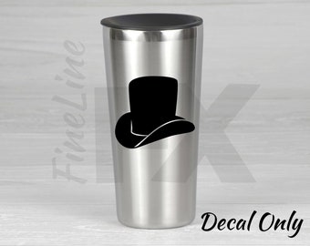 Top Hat Decal | Etsy