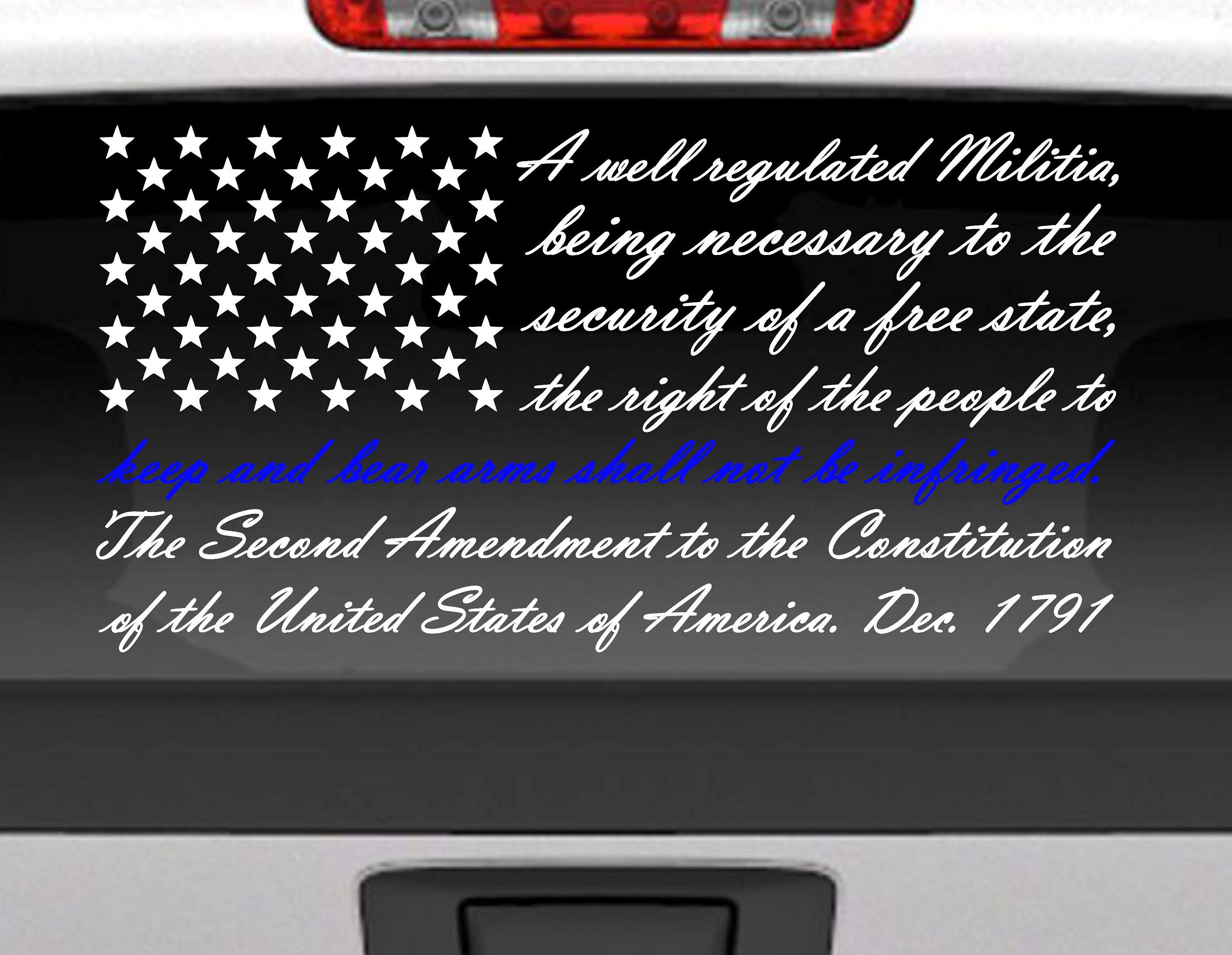 2nd Amendment Car Stickers
