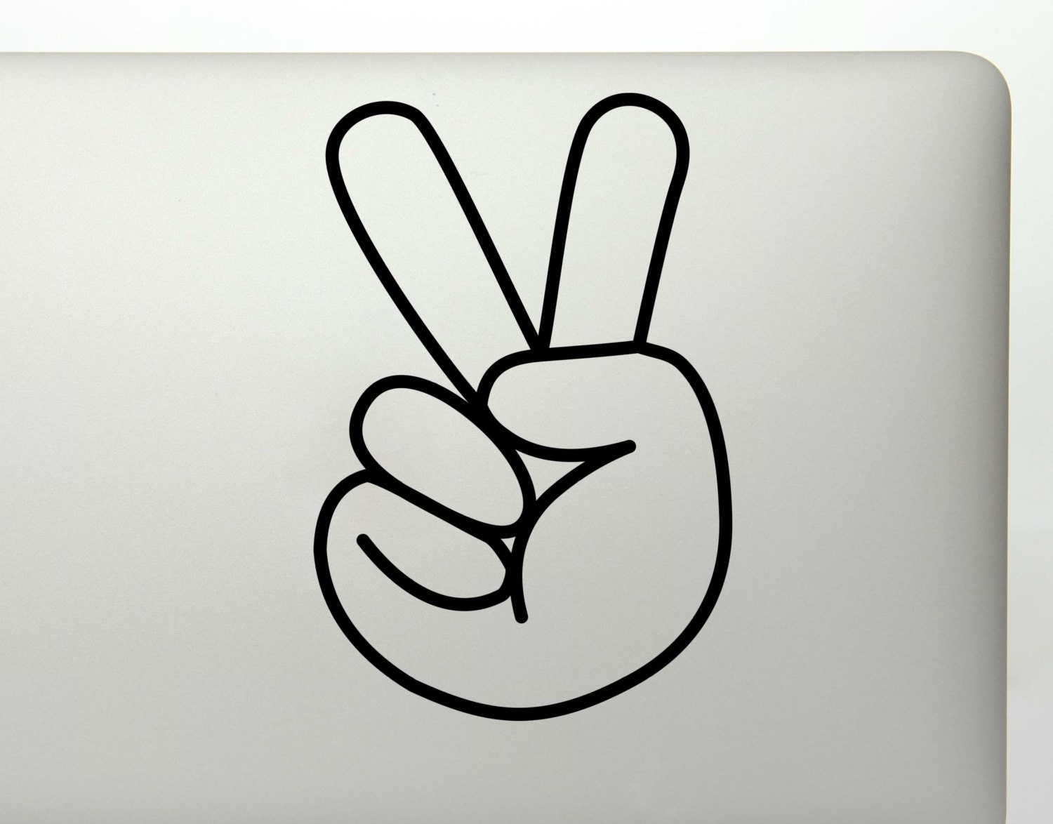 Peace Hand Sign Vinyl Decal Sticker - Etsy