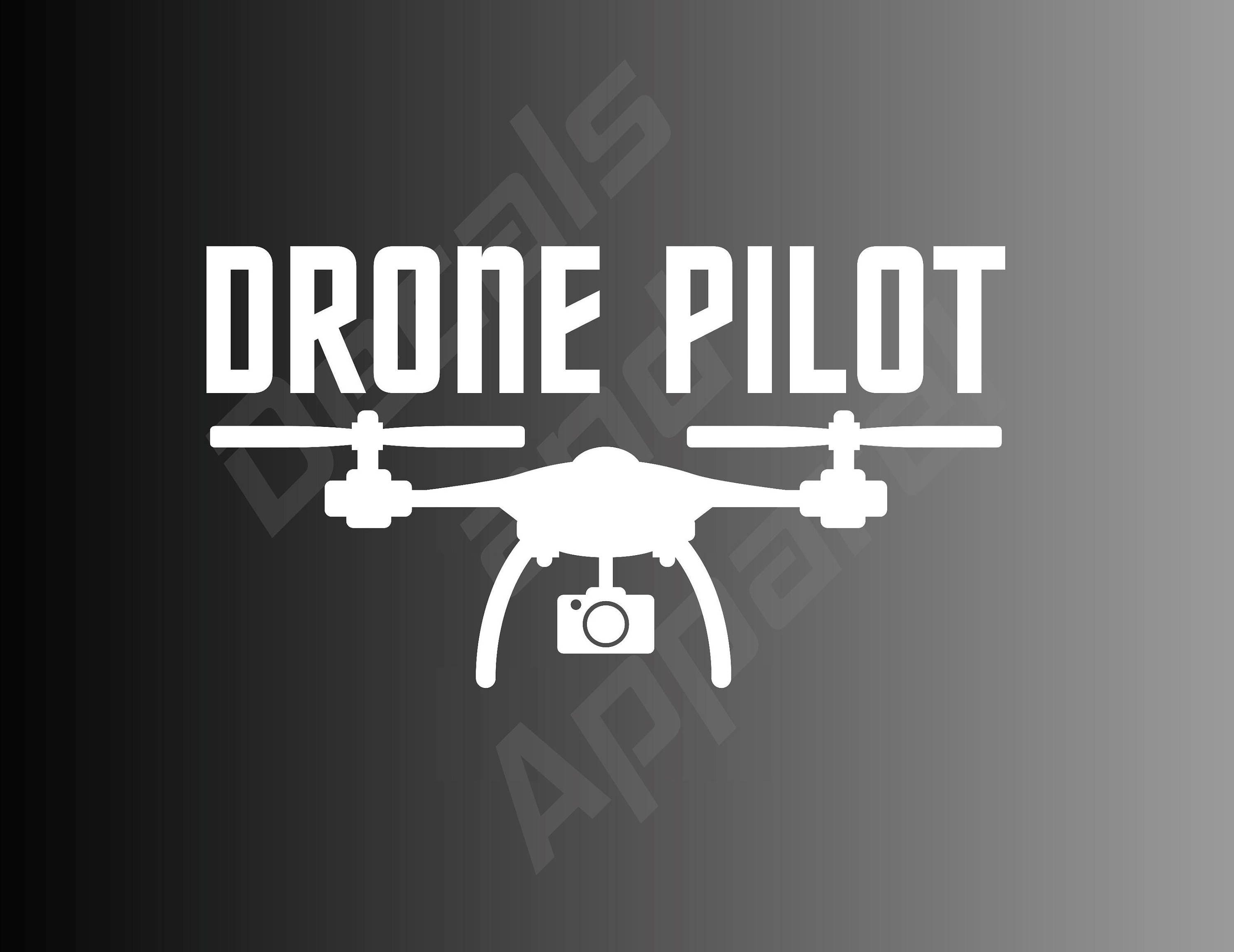 Drone Pilot Drone Vinyl Decal Sticker | Etsy