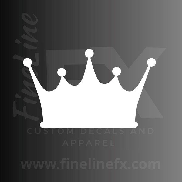 Crown Vinyl Decals - Etsy
