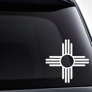 New Mexico Zia State Flag Symbol Vinyl Decal Sticker / Car, Laptop ...