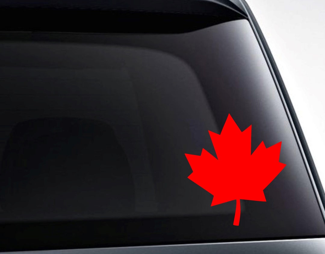 Canada Maple Leaf Vinyl Decal Sticker / Decals for Cars - Etsy