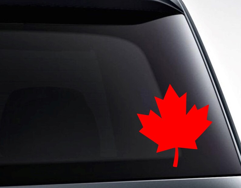 Canada Maple Leaf Vinyl Decal Sticker / Decals for Cars - Etsy