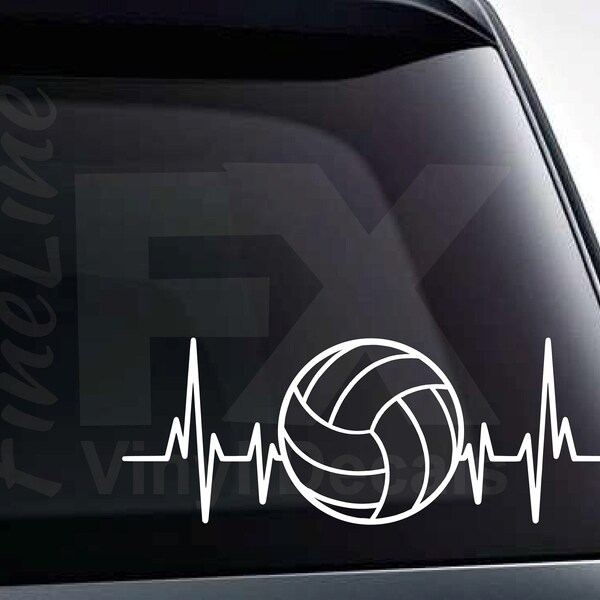 Volleyball Decal - Etsy