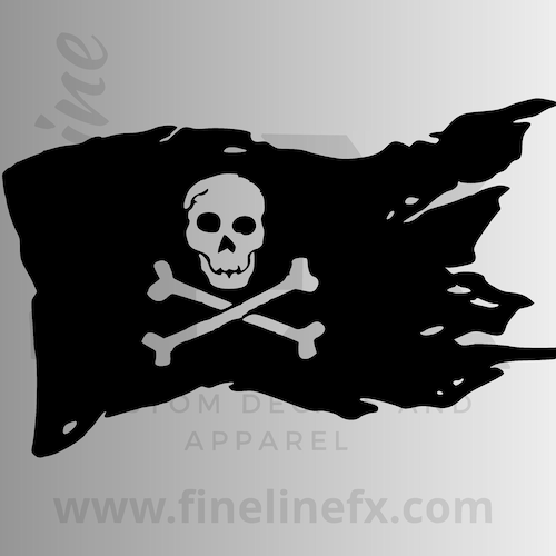 Pirate Skull Decalpirate Skull and Crossbones Car Decal - Etsy