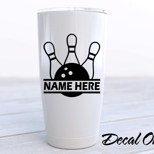 Bowling Sticker - Etsy