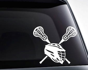 Lacrosse Helmet Decal | Etsy
