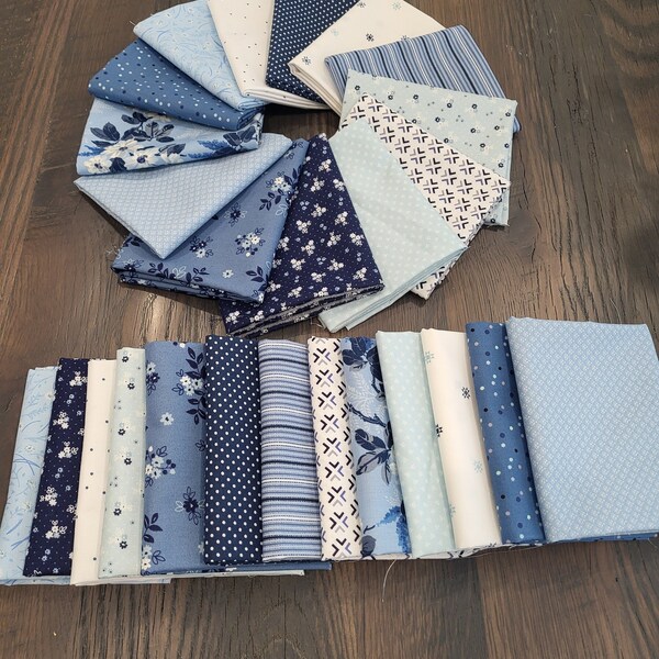 Country Blue Fabric - Etsy