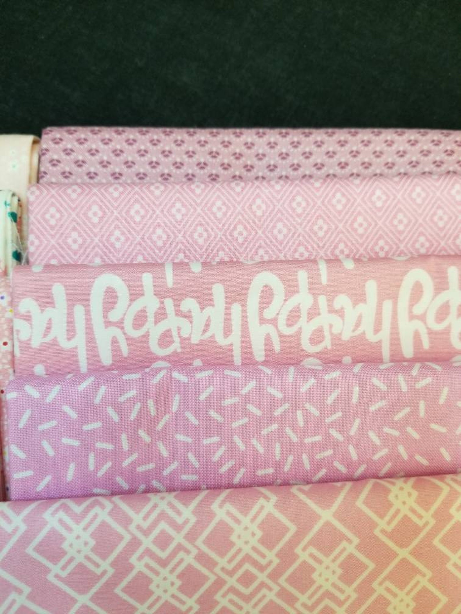 Playful Pink Fat Quarters Fabric Bundle Of 10 Assorted Prints Etsy