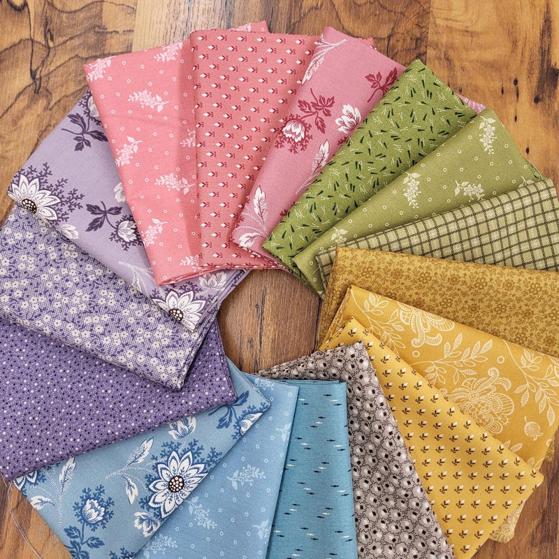 Pastel Prairie Fabric - Etsy